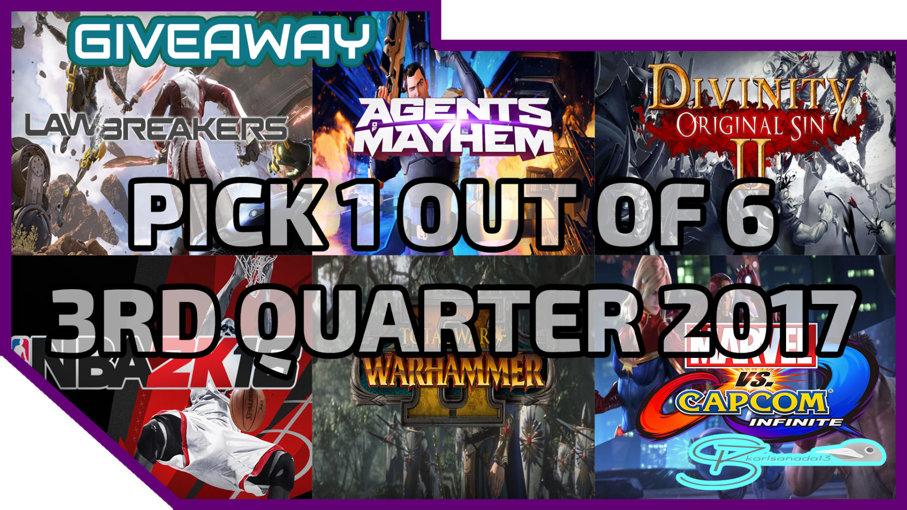 [STEAM HUGE GIVEAWAY #4] Lawbreakers / NBA 2K18 / Marvel vs Capcom ...